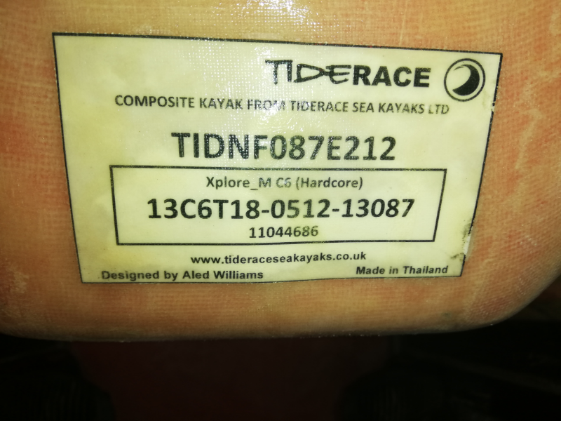 Tiderace Xplore medium, hardcore construction, red/white - The UK ...